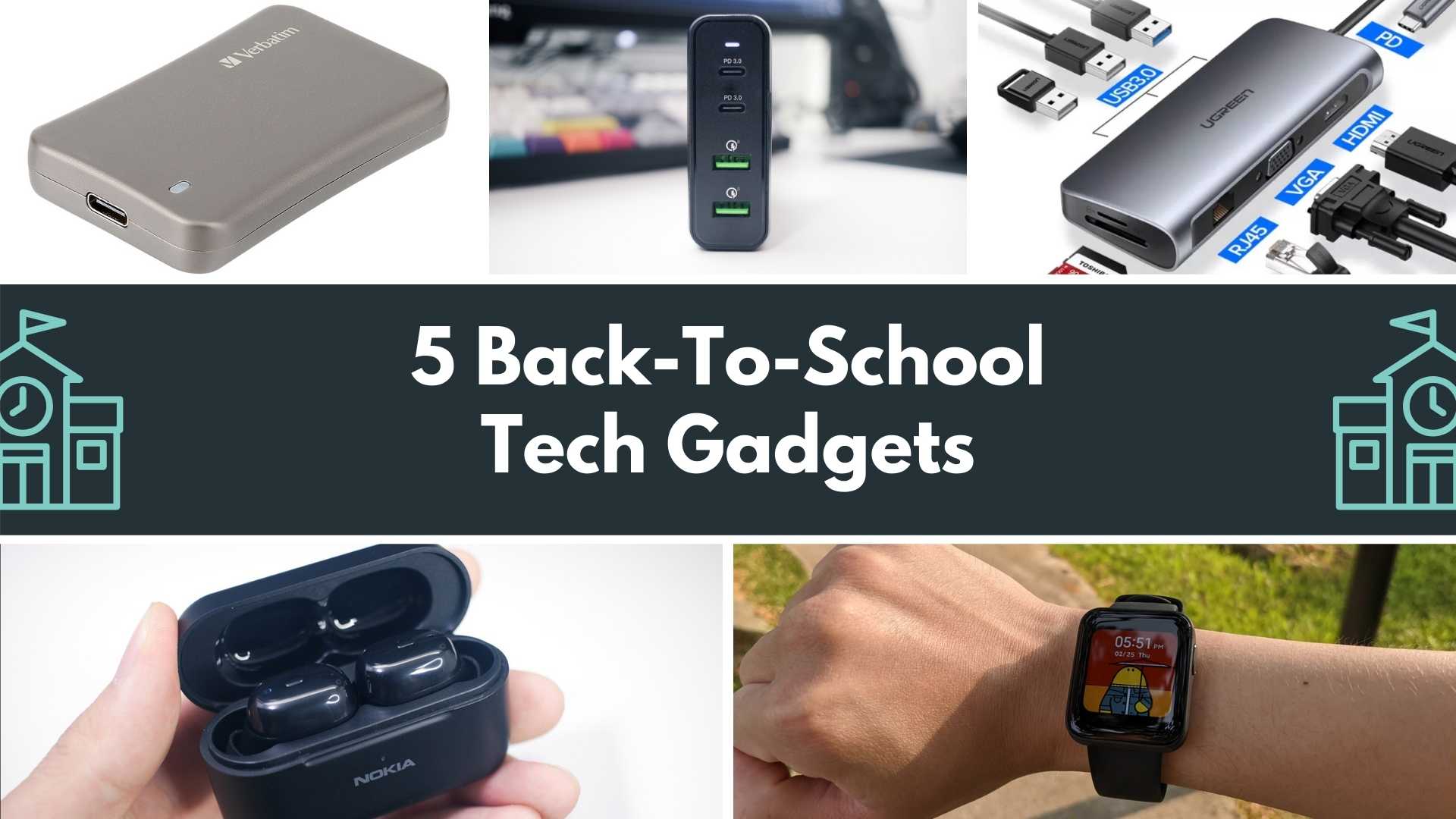 5 must-have gadgets to get as you head back to school